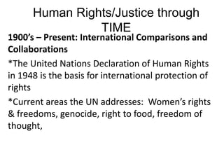 Evolution of human rights in time and place | PPTX