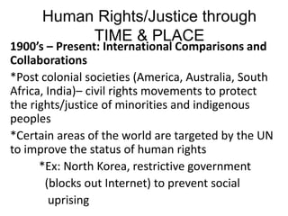 Evolution of human rights in time and place | PPTX
