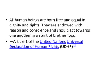 Evolution of human rights in time and place | PPTX