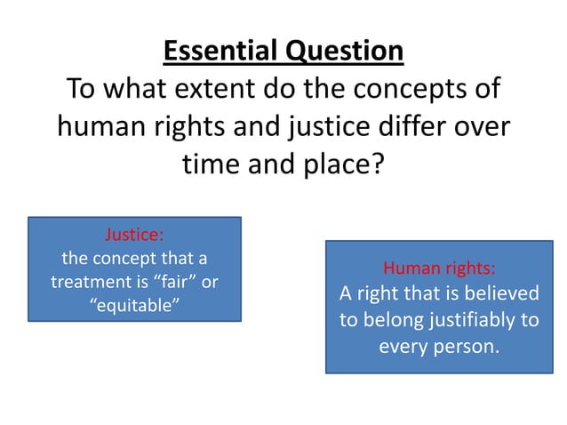 Evolution of human rights in time and place | PPTX | Religion ...