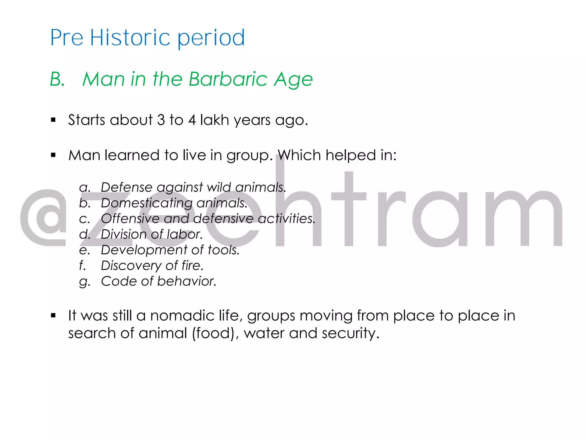 Evolution of human settlement - 01 : Understanding the History! | PDF