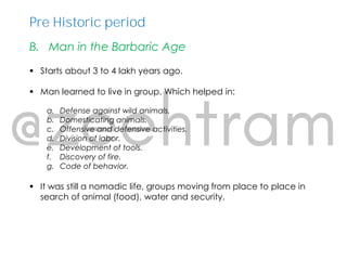 Evolution of human settlement - 01 : Understanding the History! | PDF