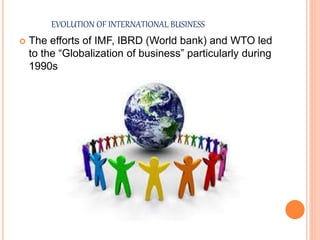 Evolution of ib | PPTX
