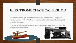 Evolution of Ict Final | PPTX