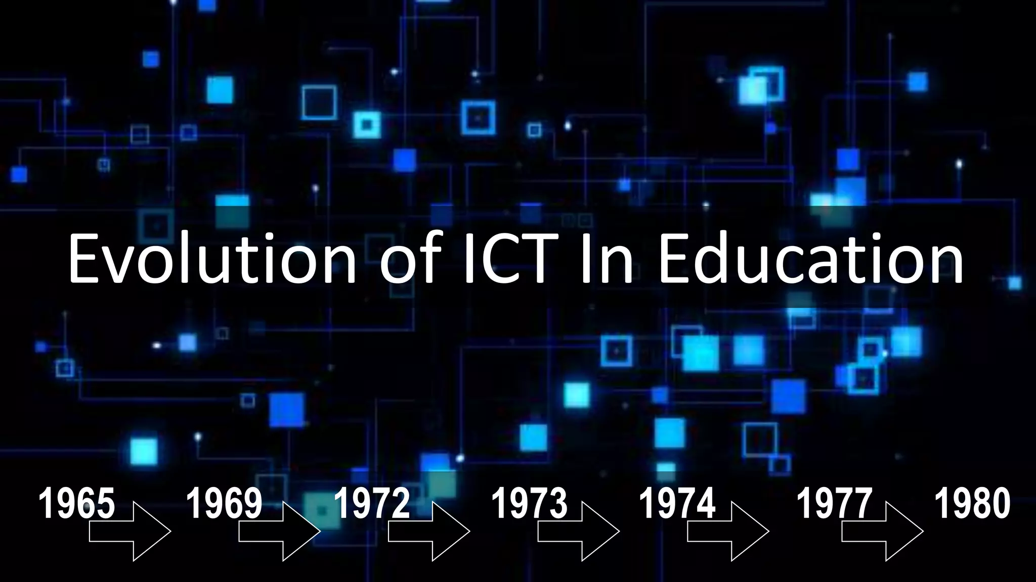 Evolution of ICT in education | PPT