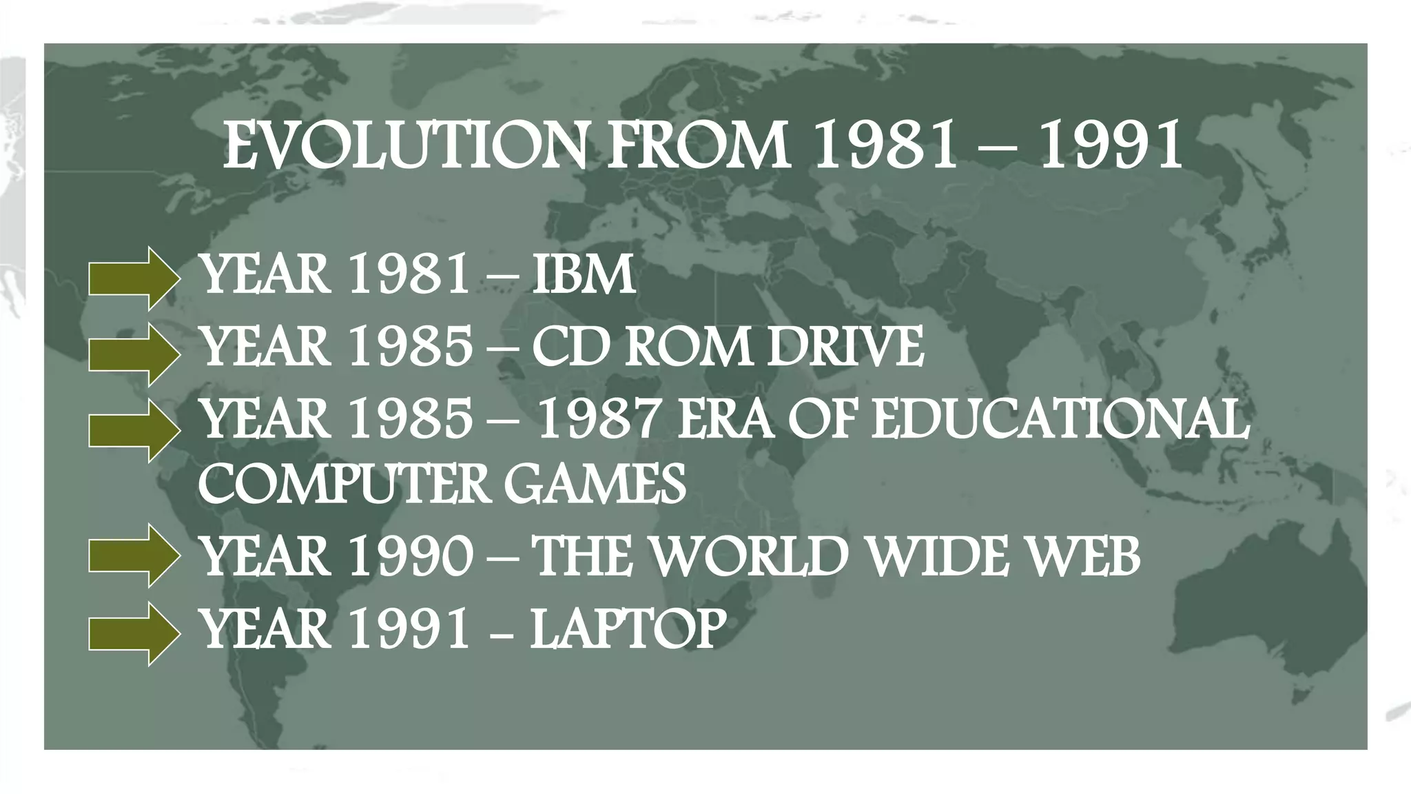 EVOLUTION OF ICT IN EDUCATION | PPT