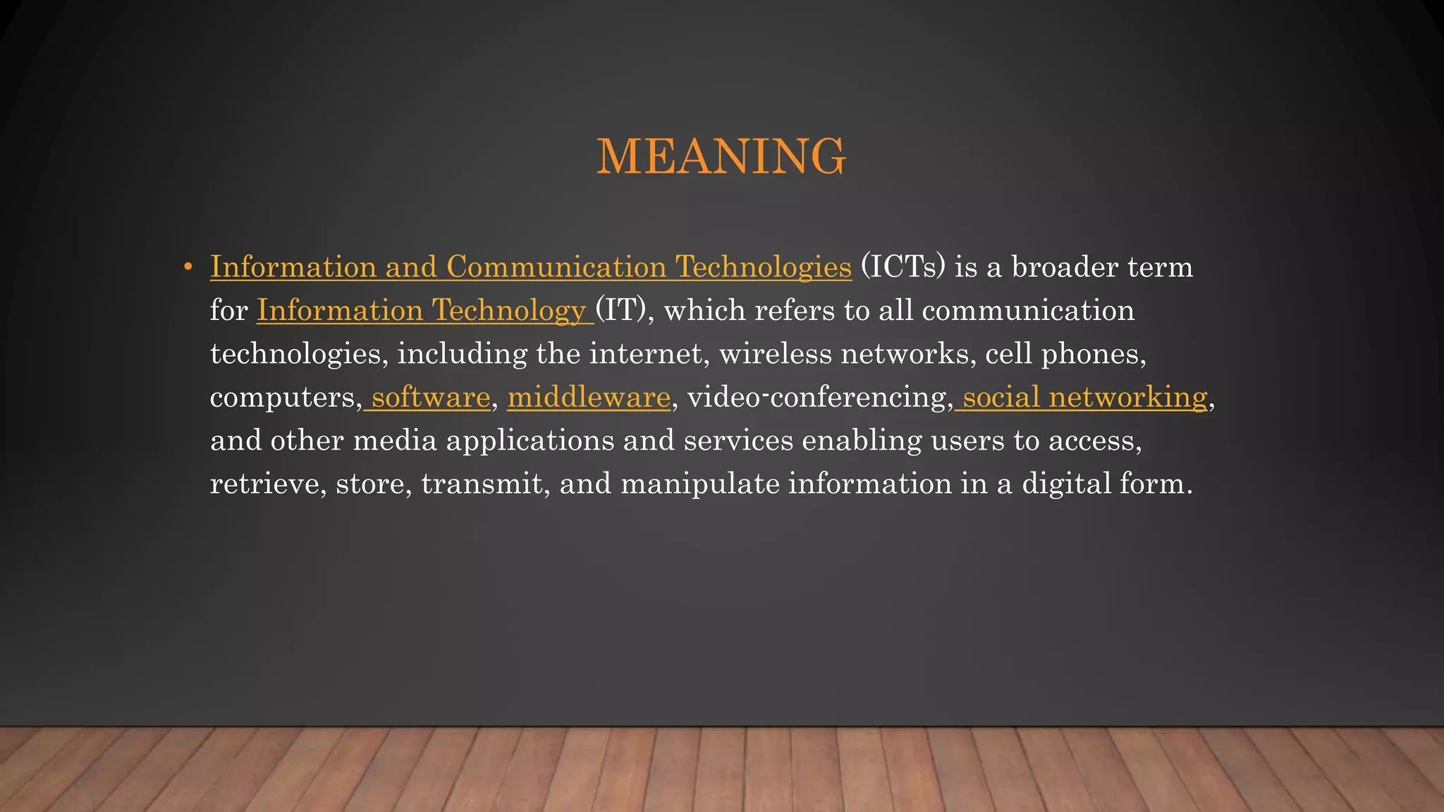 Evolution of ict, networking , and types | PPTX