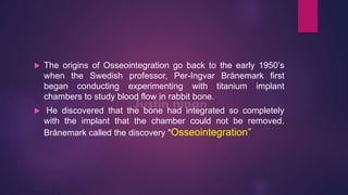 Evolution of implant designs, Dr Justin Ninan | PPTX