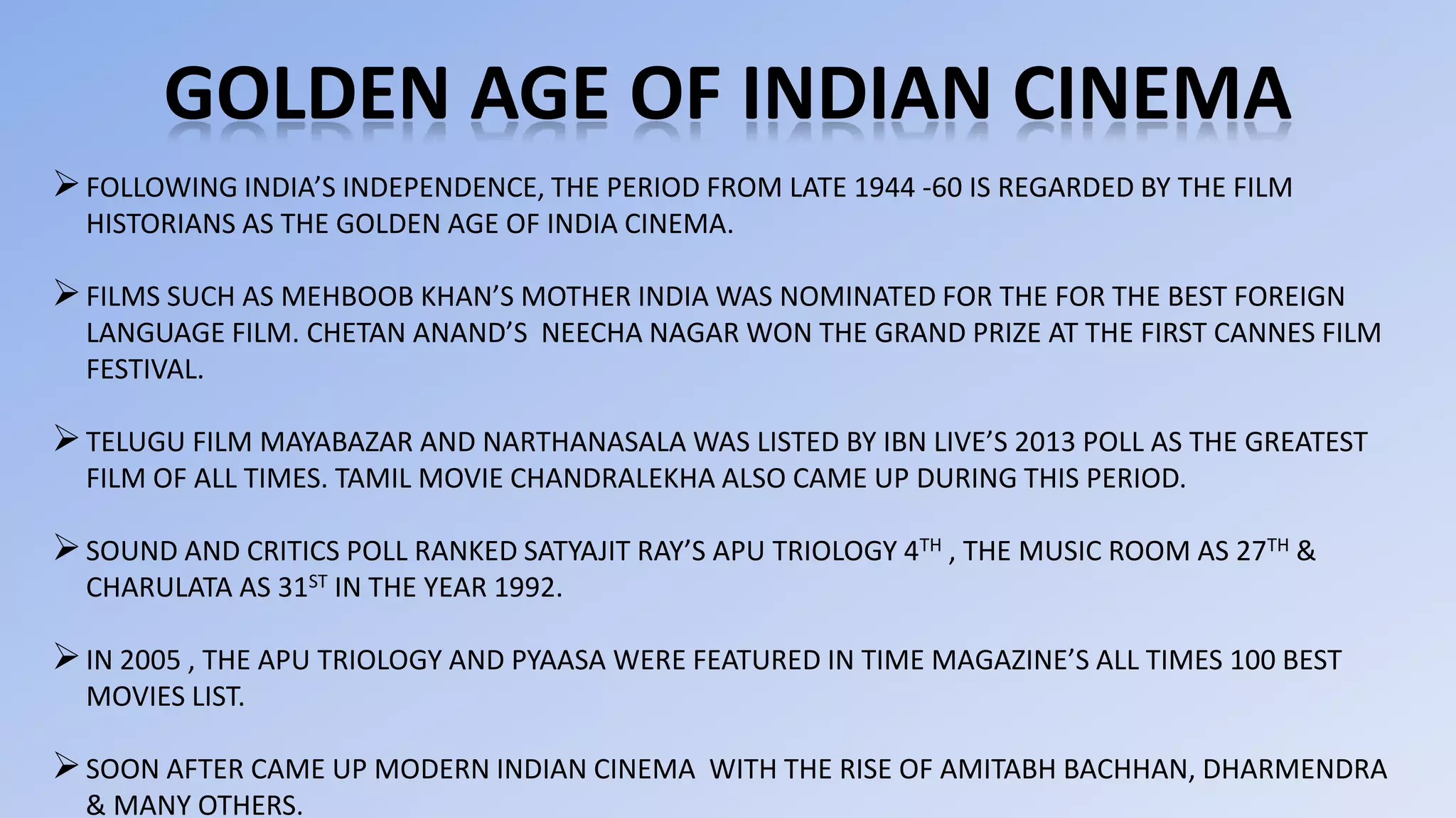 Evolution of Indian Cinema- From It's Birth to Present | PPTX