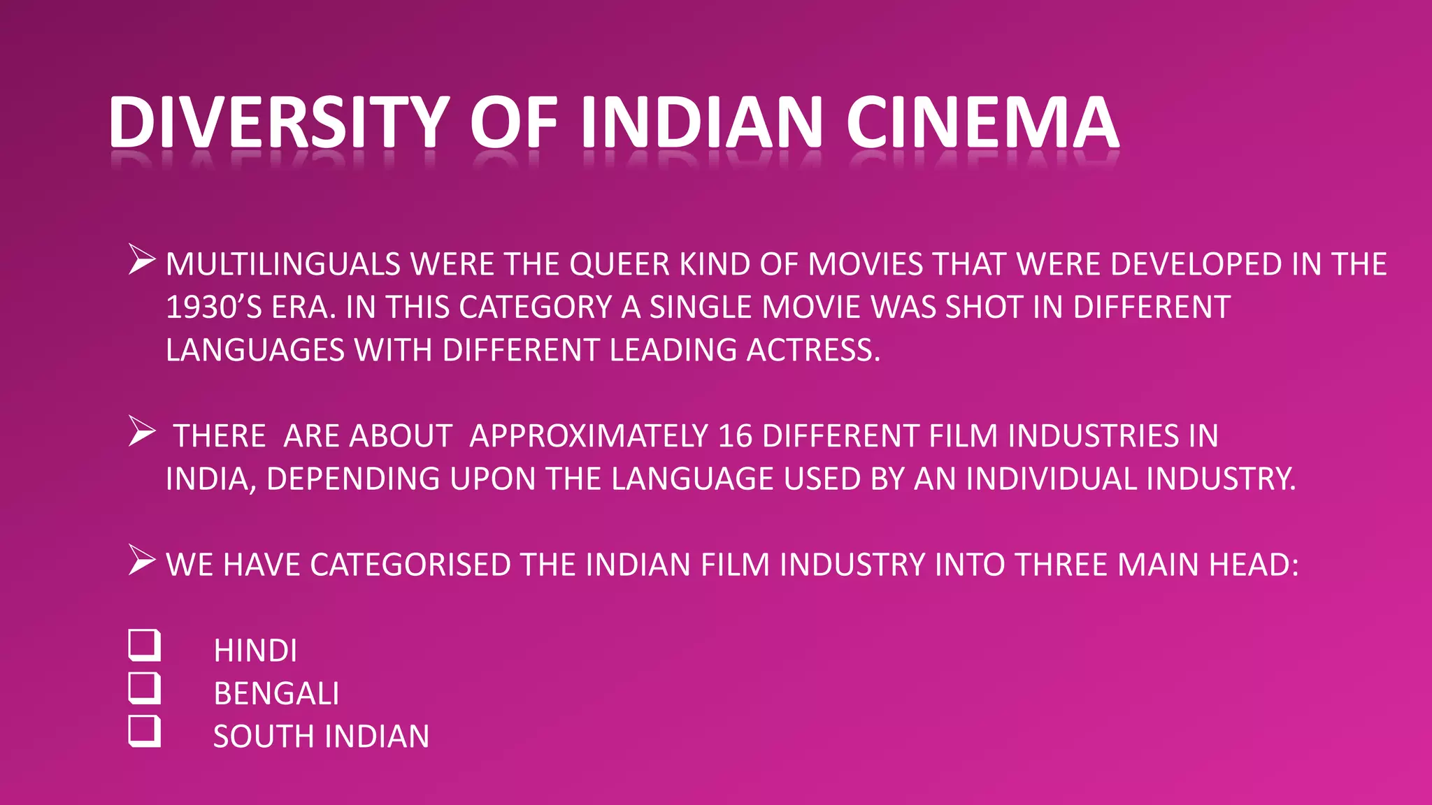 Evolution of Indian Cinema- From It's Birth to Present | PPTX