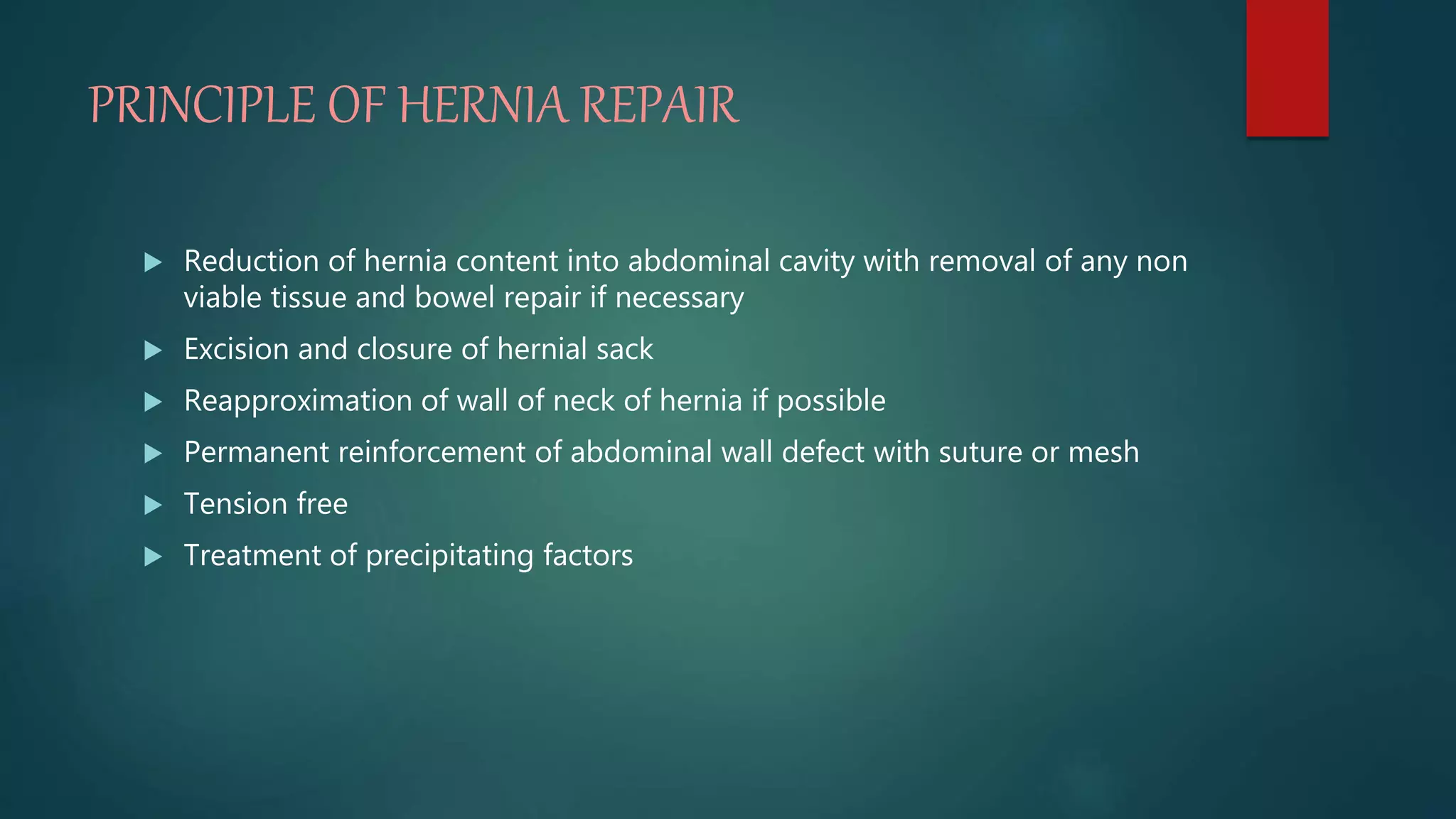 Evolution of inguinal hernia repair | PPTX