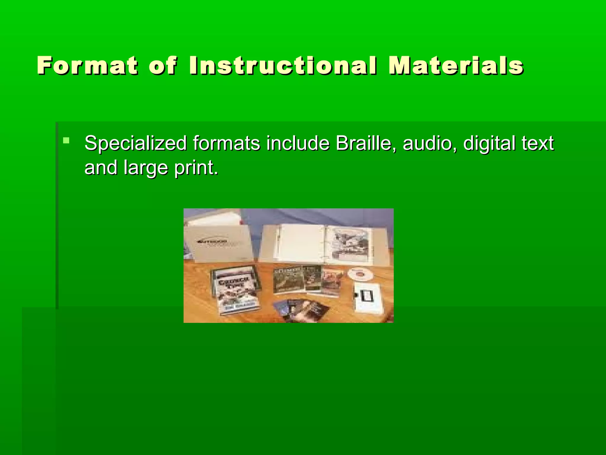 Evolution of instructional materials design | PPT