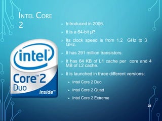 Evolution of intel 4004 to i9.pptx