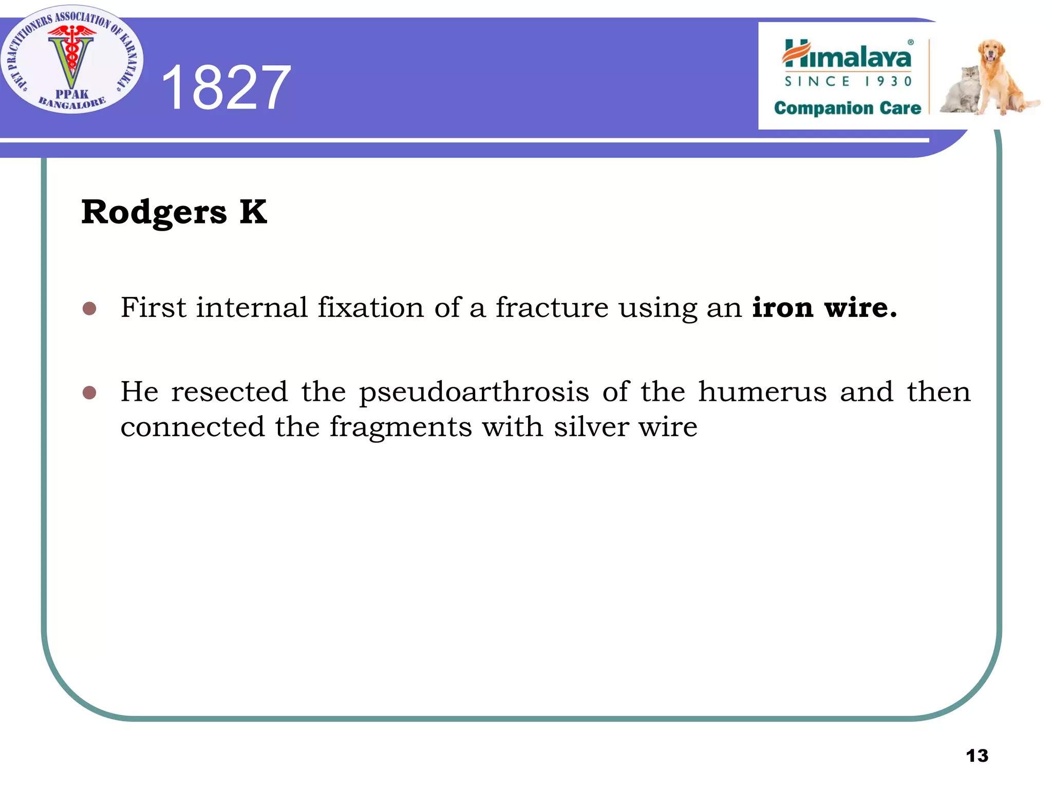 Evolution of internal fixation ravi raidurg. | PDF