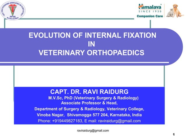 Evolution of internal fixation ravi raidurg. | PDF