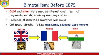 Evolution of international monetary system | PDF