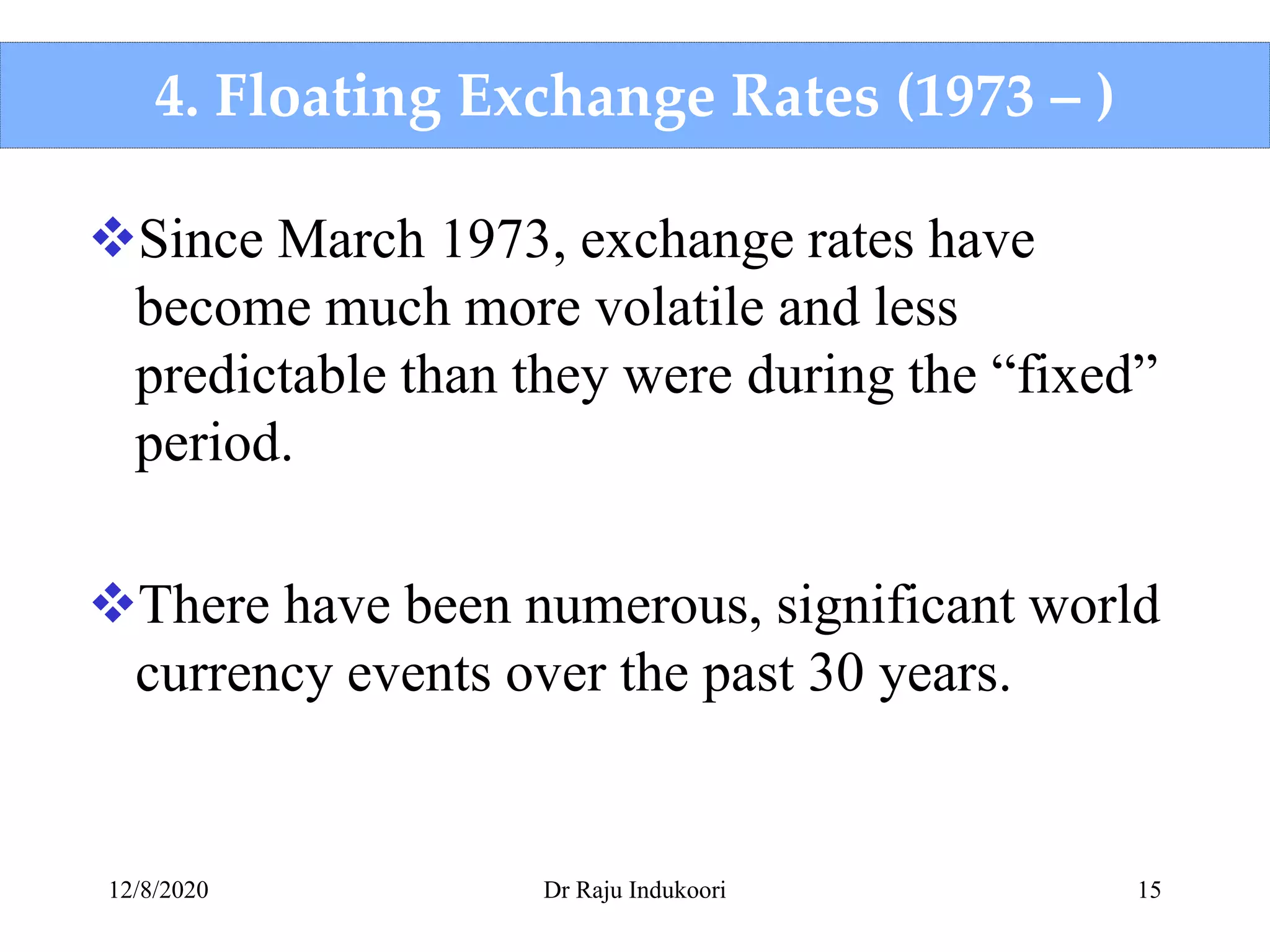 Evolution of international monetary system | PPT