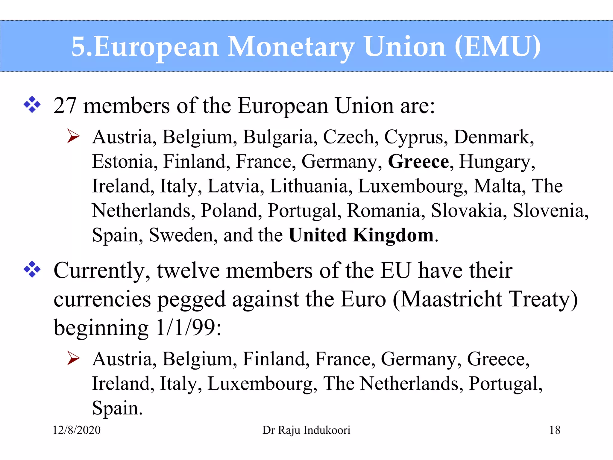 Evolution of international monetary system | PPT