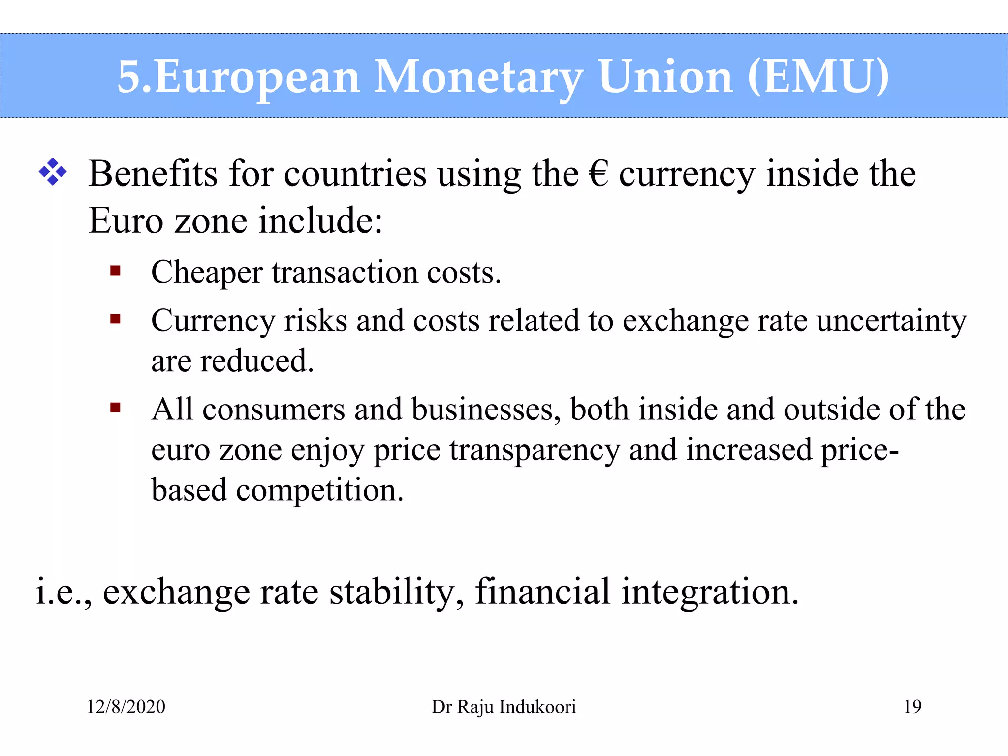 Evolution of international monetary system | PPT