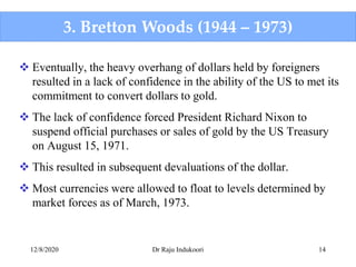 Evolution of international monetary system | PPT