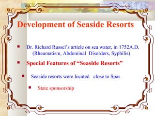 Evolution of international tourism | PPT