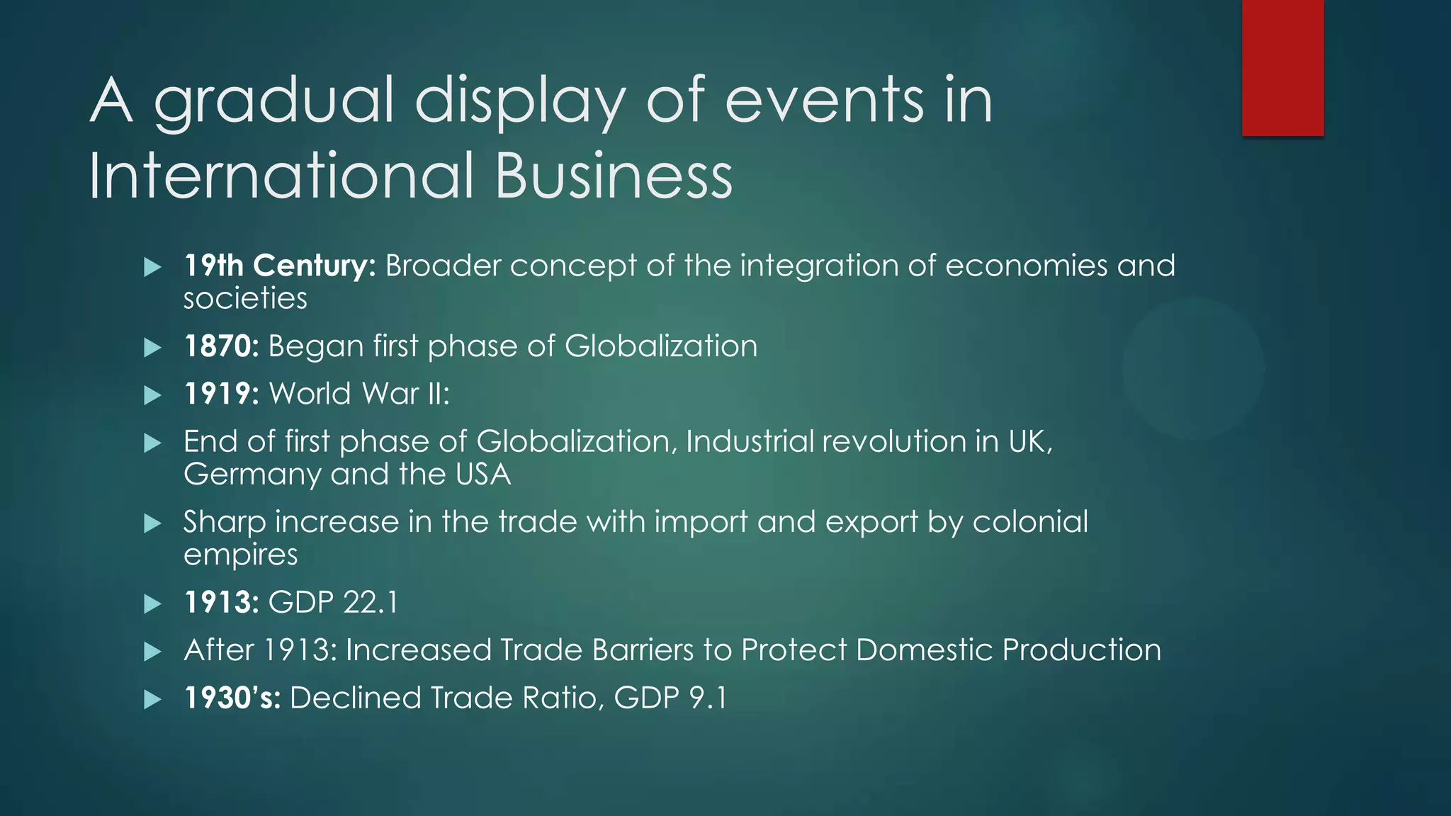 Evolution of international trade | PPTX