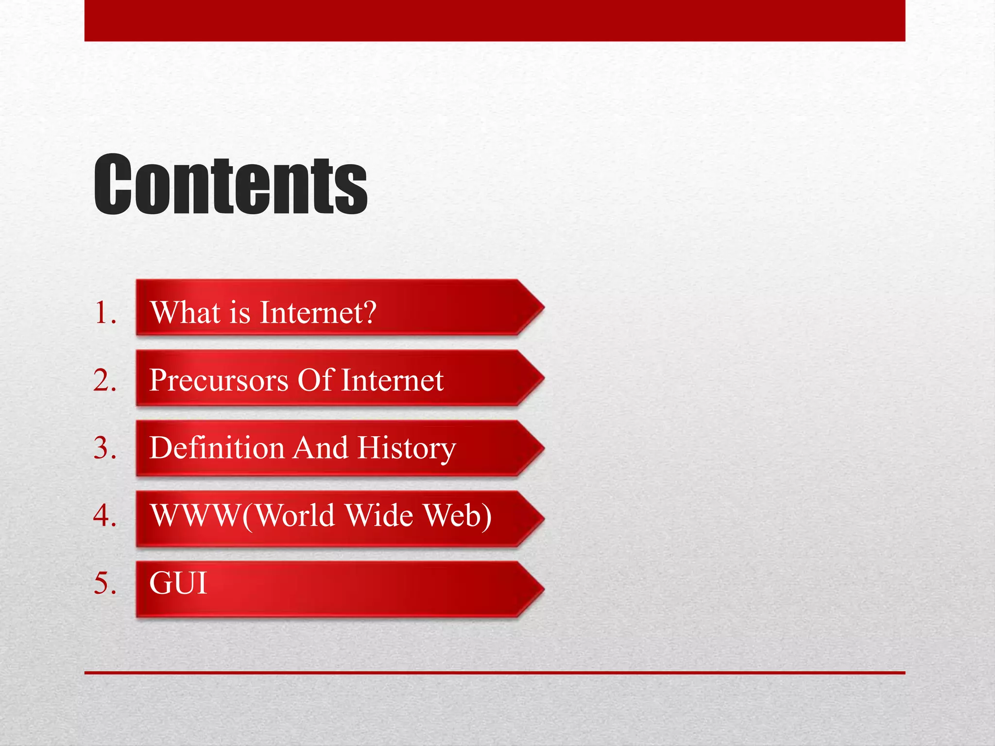 Evolution of internet1 | PPTX