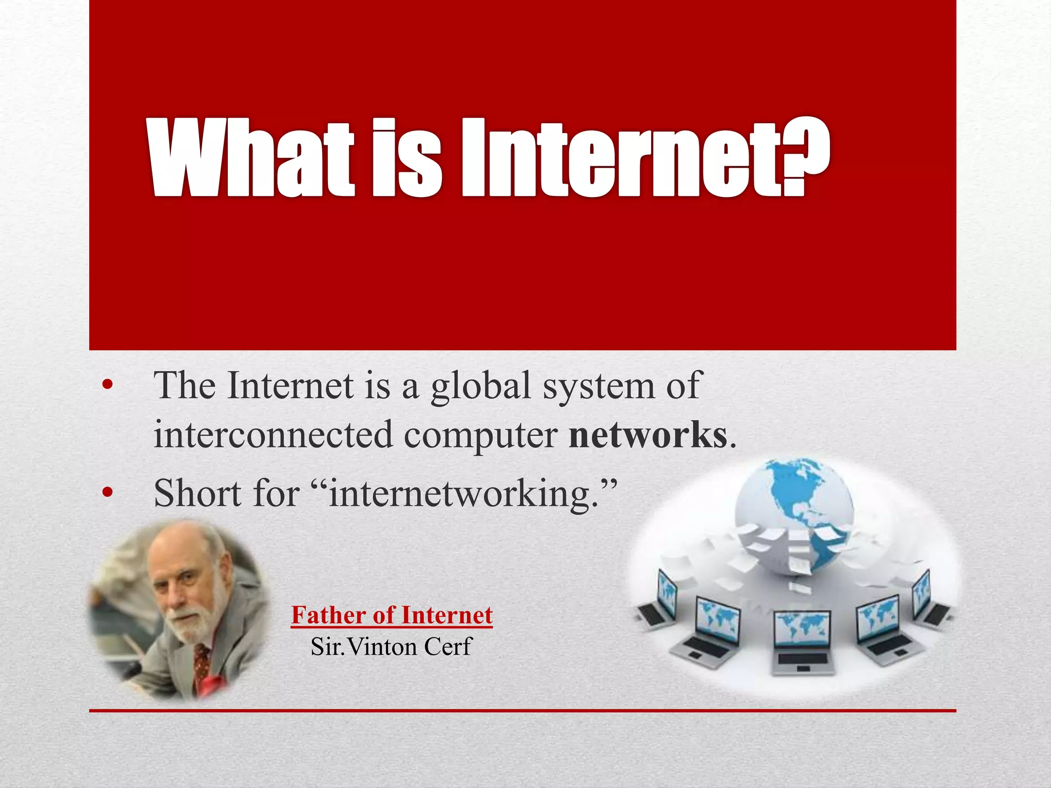 Evolution of internet1 | PPTX