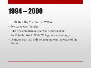 Evolution of internet1 | PPTX