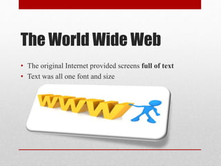 Evolution of internet1 | PPTX