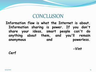 Evolution of internet | PPTX