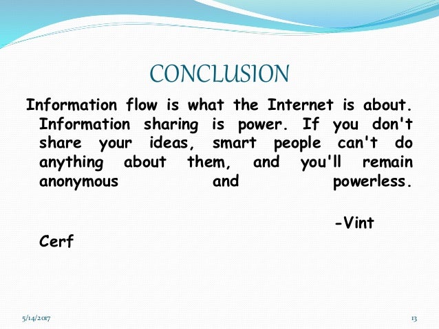 Evolution of internet