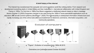 Evolution of internet | PPT