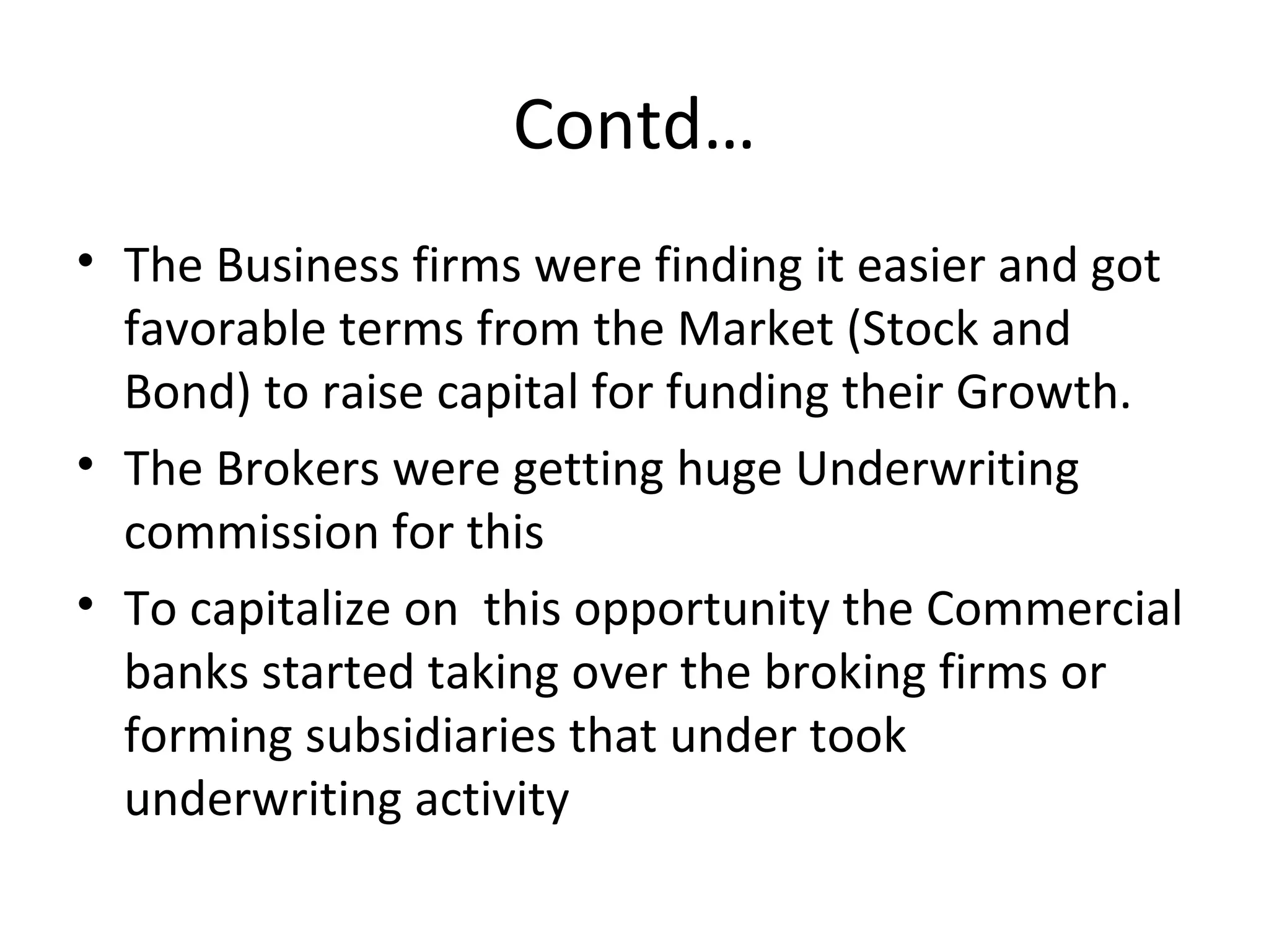 Evolution of investment banks | PPT