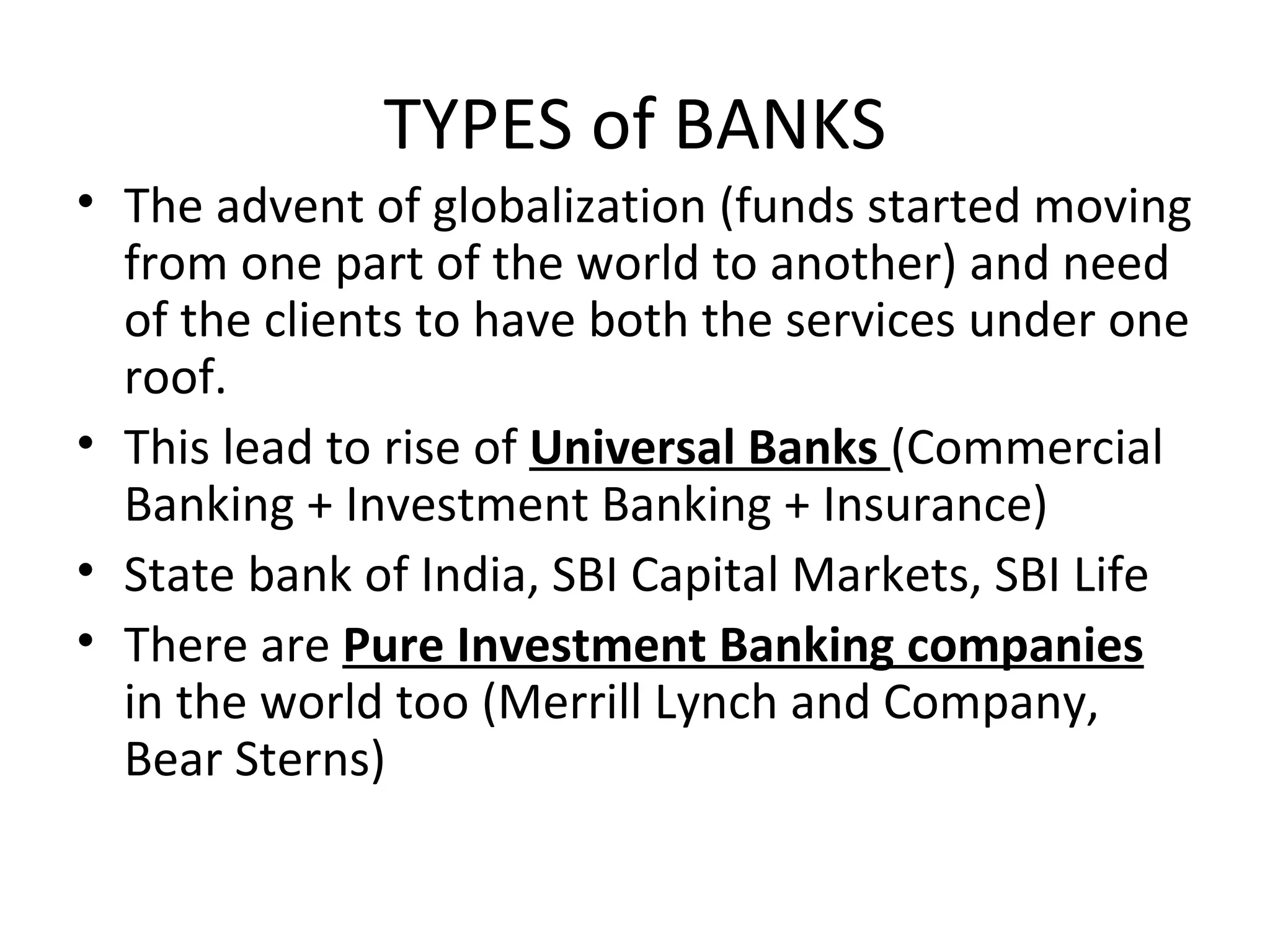 Evolution of investment banks | PPT