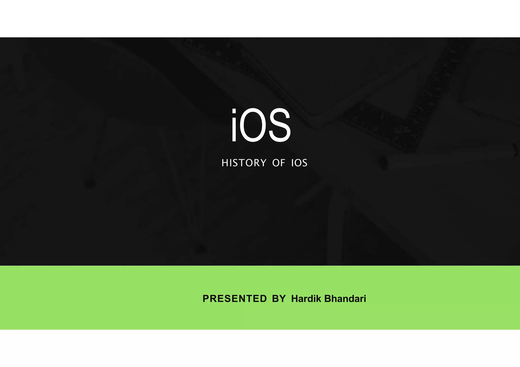 evolution of iphone by hardik bhandari.pptx