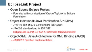 The Evolution of Java Persistence in EclipseLink: Shaun Smith | PPT