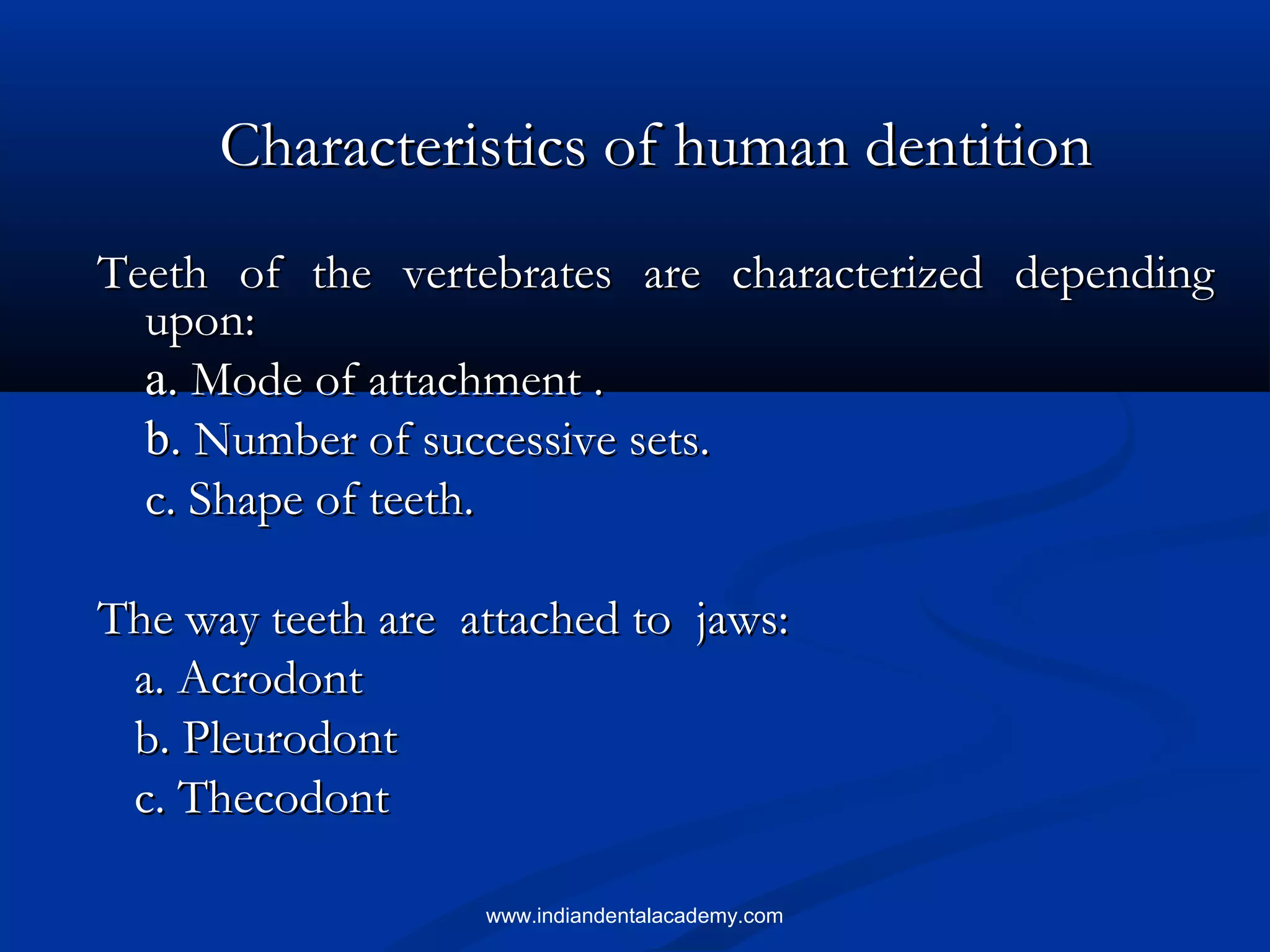 Evolution of jaws & temporomandibular joint / dental crown & bridge ...