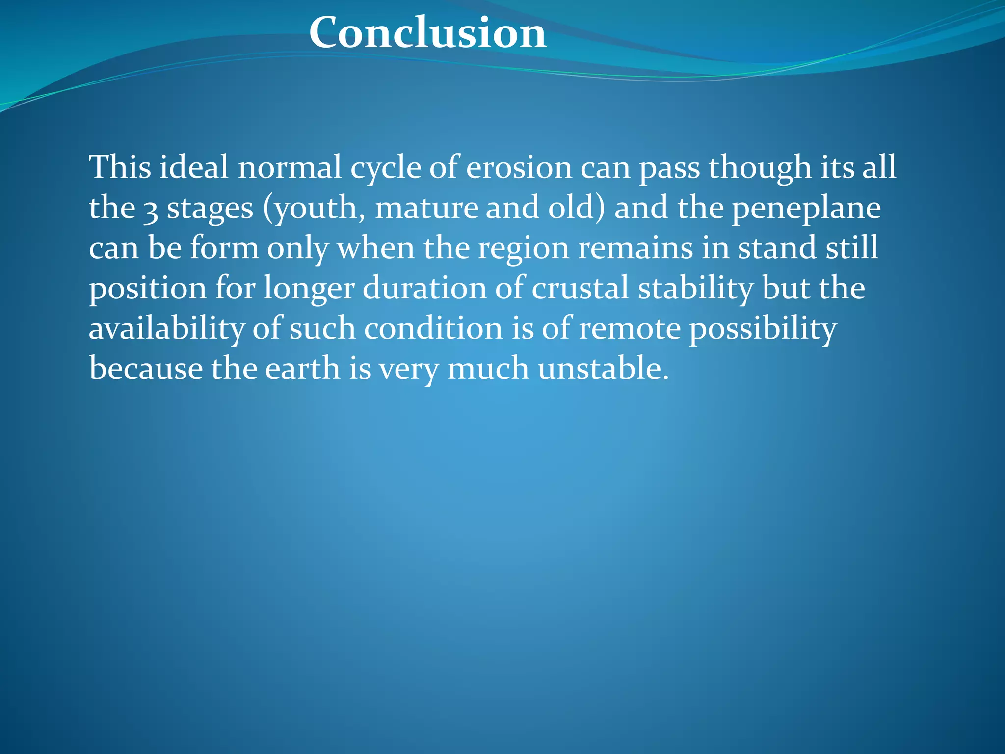 Evolution of landform | PPTX