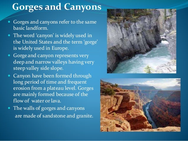 Evolution of landform
