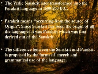 Evolution of languages | PPTX