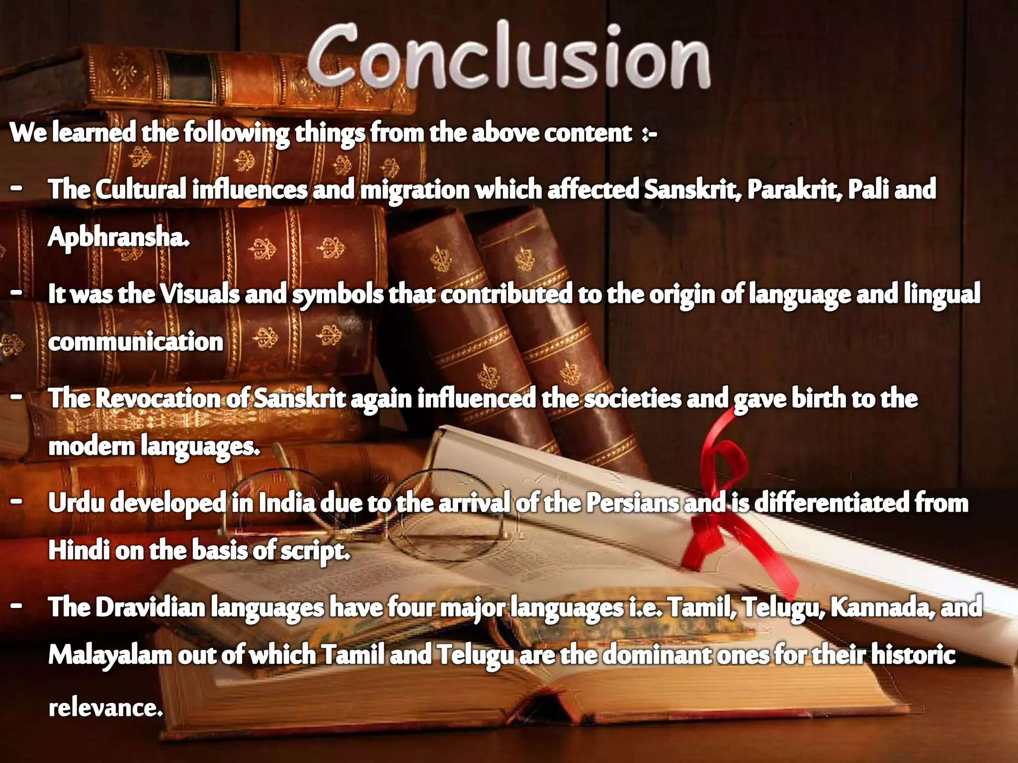 Evolution of languages | PPT