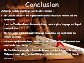 Evolution of languages | PPT