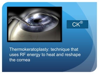 THE EVOLUTION OF LASIK by J. Alberto Martinez MD COPE ID 31538-RS | PPTX