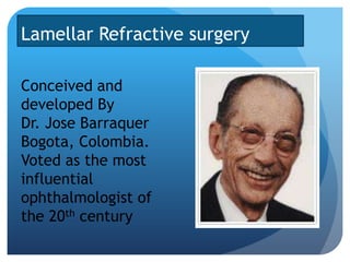 THE EVOLUTION OF LASIK by J. Alberto Martinez MD COPE ID 31538-RS | PPTX