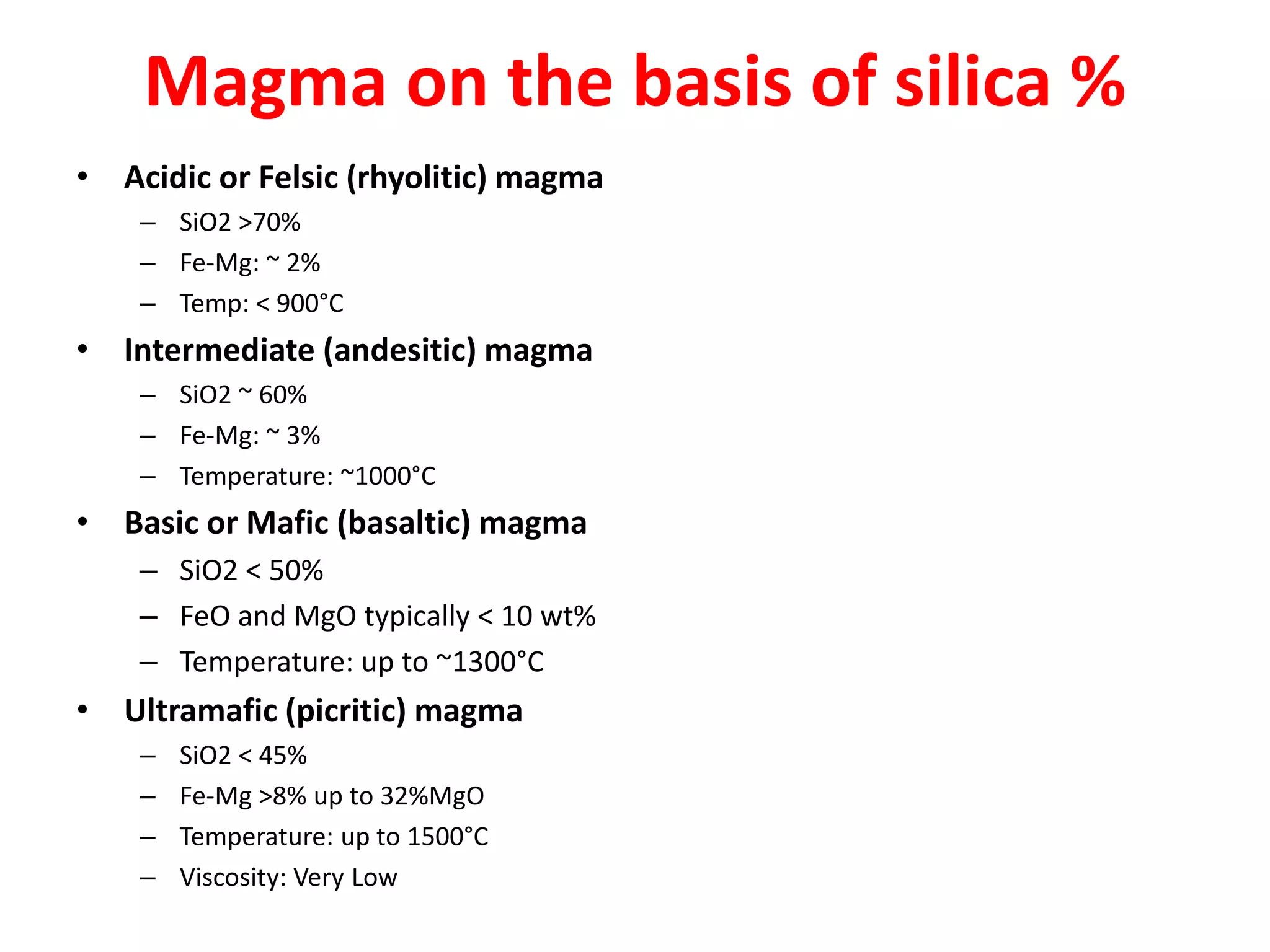 Evolution of magma | PPTX