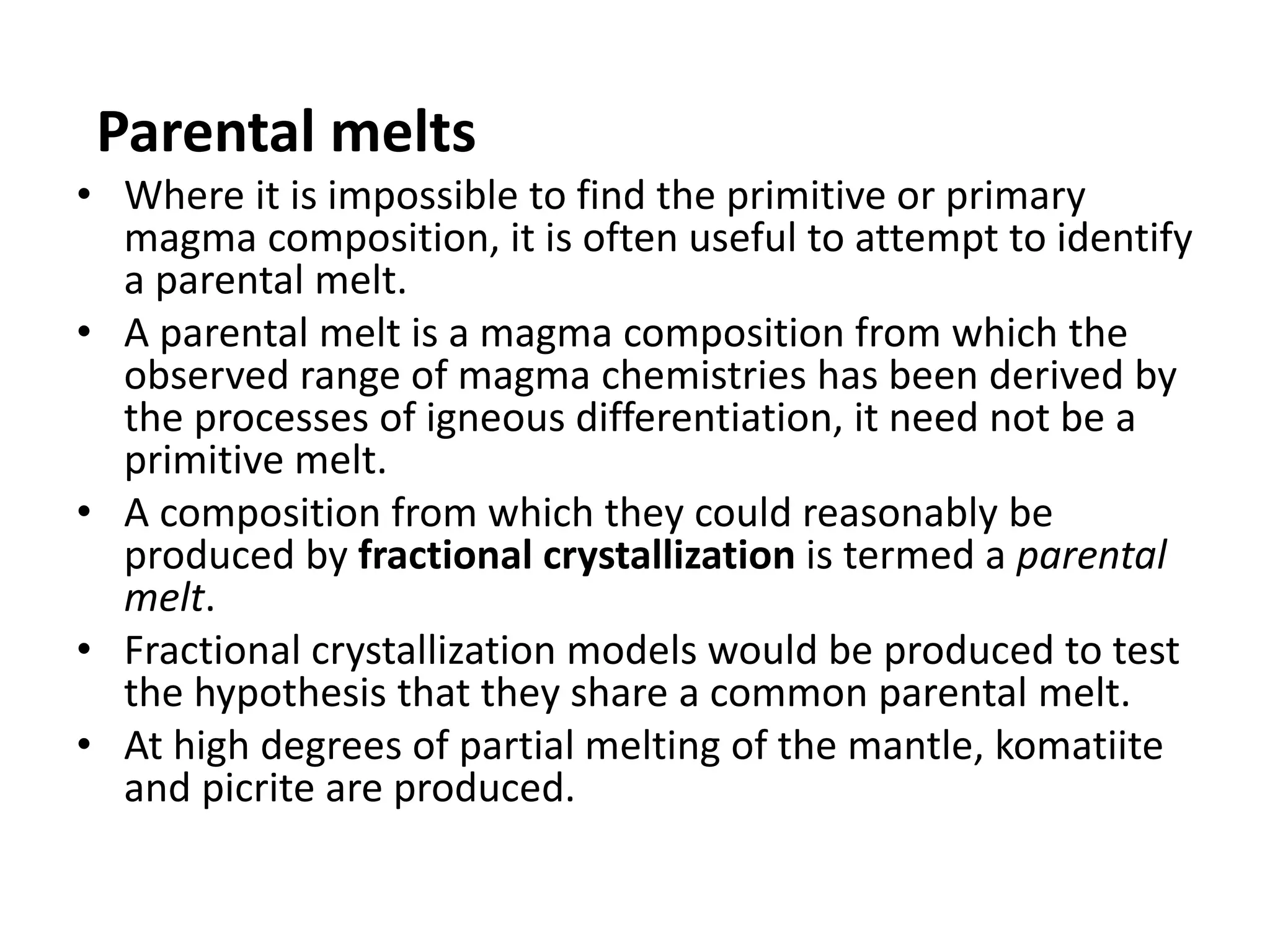 Evolution of magma | PPTX