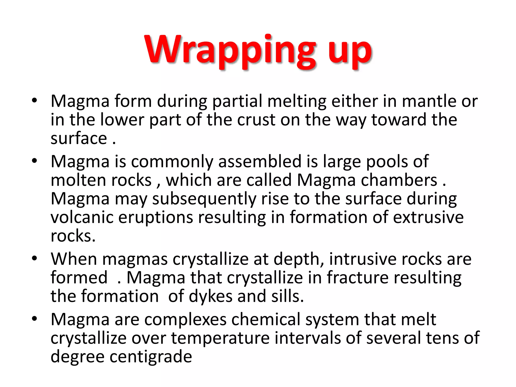 Evolution of magma | PPTX