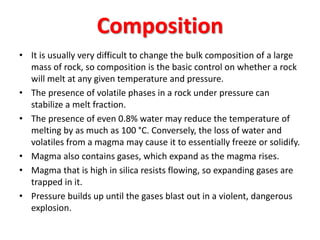 Evolution of magma | PPTX