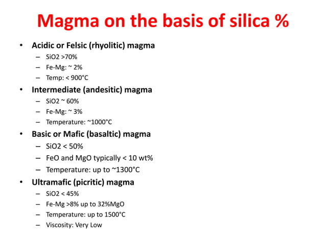 Evolution of magma | PPTX
